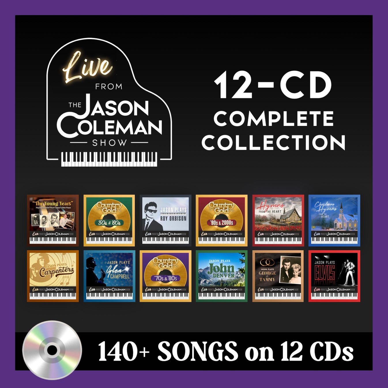 Live from The Jason Coleman Show 12-CD Complete Collection (Save $43 ...