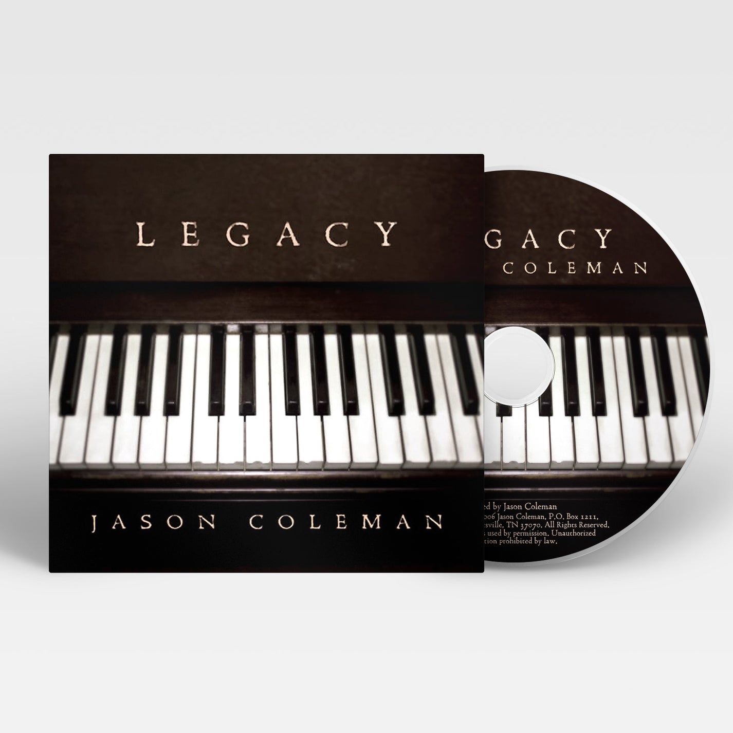 Jason Coleman: Legacy [CD] – Jason Coleman | EasyPlay Music